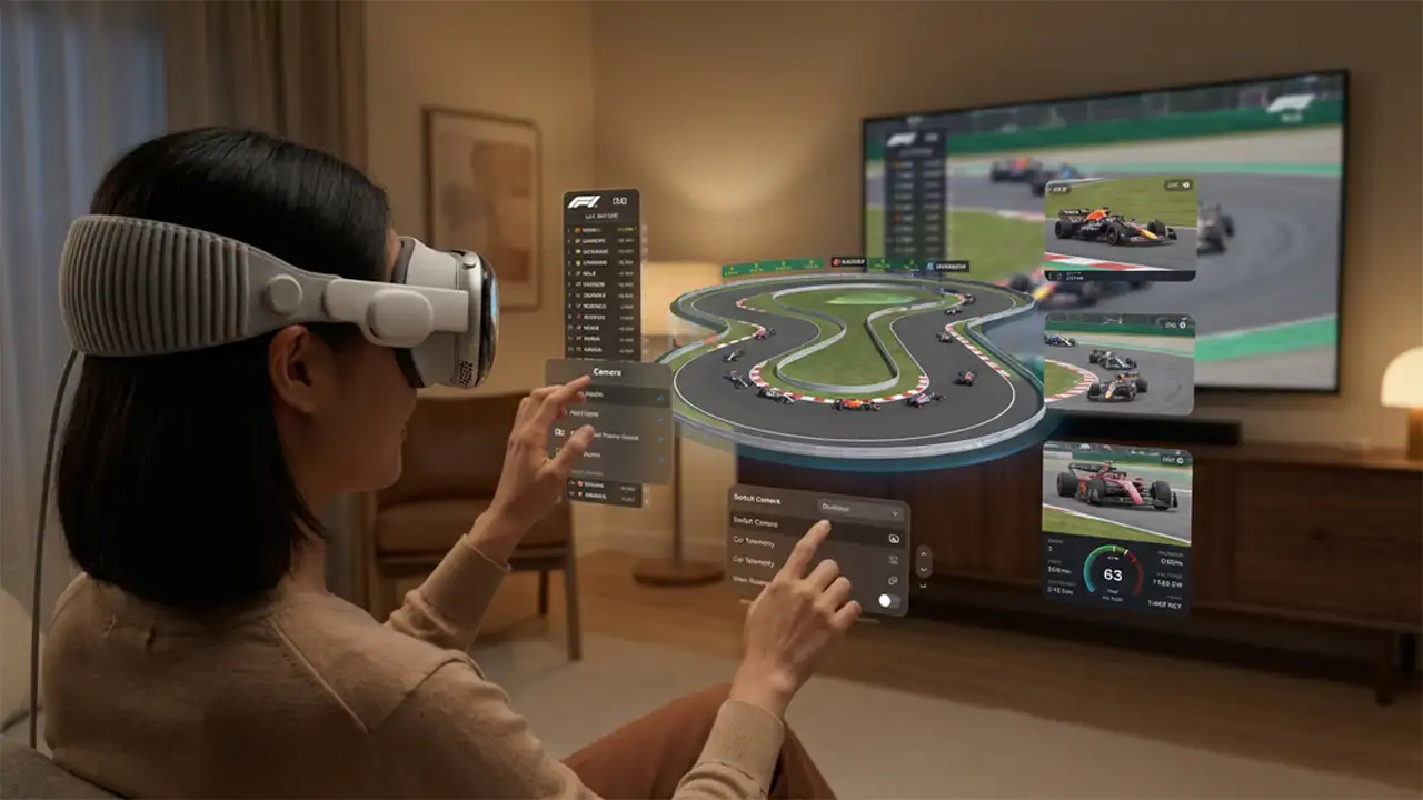 Formula 1 donosi interaktivne 3D prenose na Apple Vision Pro